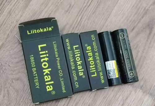 Аккумулятор liion LiiitoKala 18650 3500мА 3.7в 1шт