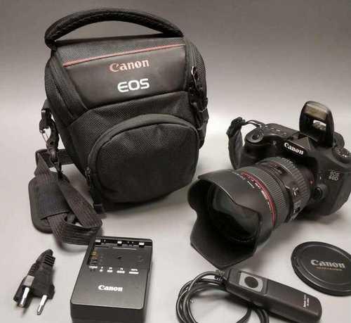 Фотоаппарат Canon 60D + 24-105 L + Гелиос 58мм