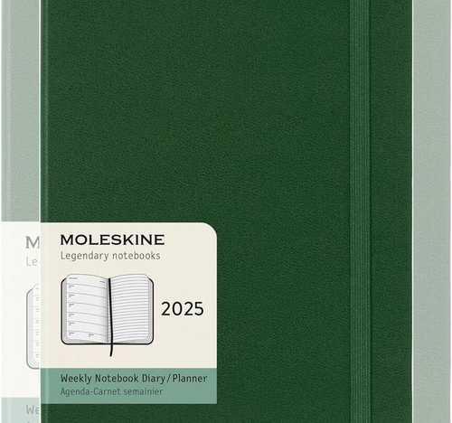 Еженедельник Moleskine 2025 г твердая обложка А5