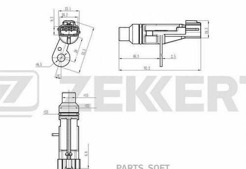 Zekkert SE-4091 Датчик положения коленвала Jeep Gr