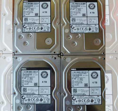 Жесткие диски Dell 61FFW 4TB SATA 7.2K 6gbps 3.5"