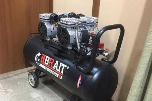 Безмасляный компрессор Brait 100л 460л/мин