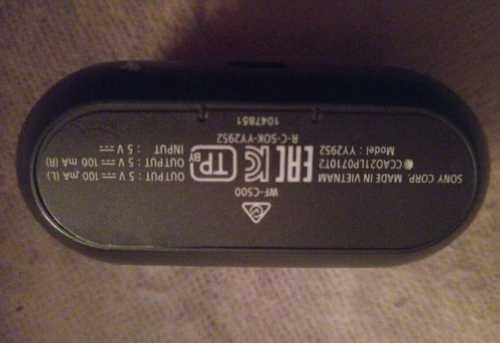 Беспроводные наушники Sony wf-500