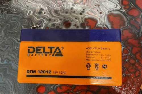 Аккумулятор delta 12v 26ah