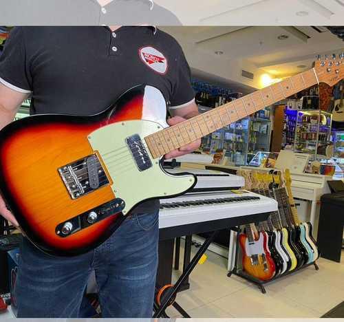 Sqoe SD130 SB электрогитара форма Telecaster
