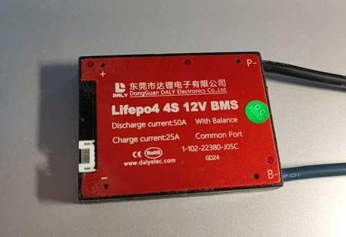 Плата управления батареей BMS Lifepo4 12V