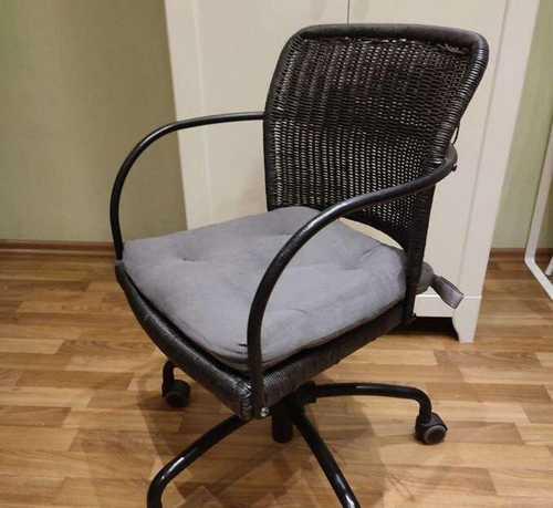 Компьютерный стул кресло IKEA плетеный Грегор