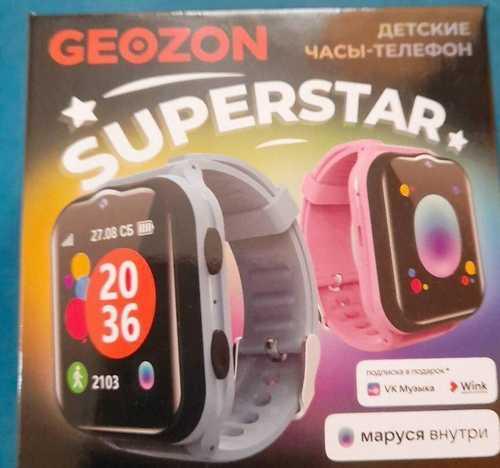 Geozon superstar детские смарт часы