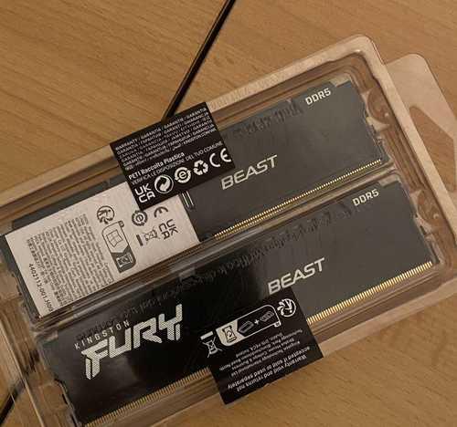 Оперативная память Kingston Fury Beast Black AMD