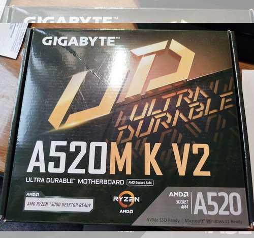 Материнская плата а520м k v2 gigabyte