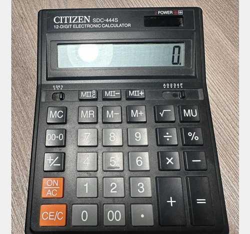 Калькулятор citizen sdc 444s/810bn