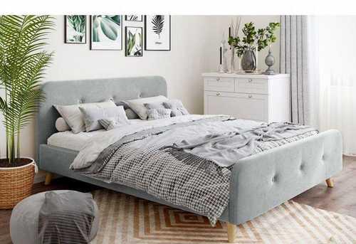 Кровать Плиди 180 Velvet Grey