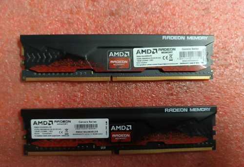 AMD Radeon R9 Gamer Series 3600мгц 16Гб*2 гарантия