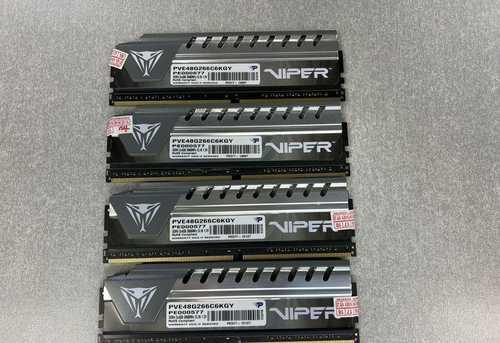 Ddr4 16gb viper 2666mhz 4x4gb