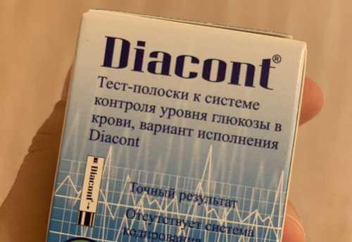 Тест полоски diacont