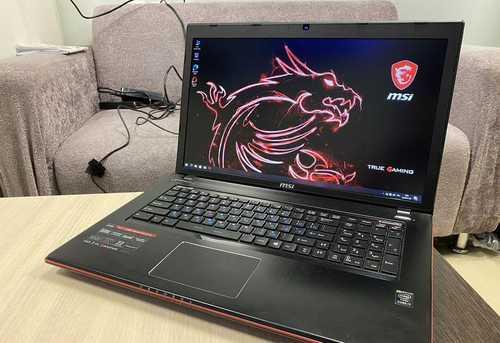 Игровой MSI 17 IPS/GTX 4Gb/core I7 8 ядер/8 RAM