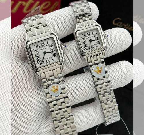 Часы стальные Cartier Panthere 22 27