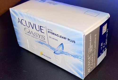 Линзы 24 шт acuvue oasys, -4.00