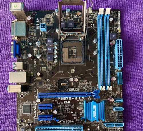 1155 microATX asus P8B75-M LX Материнская плата