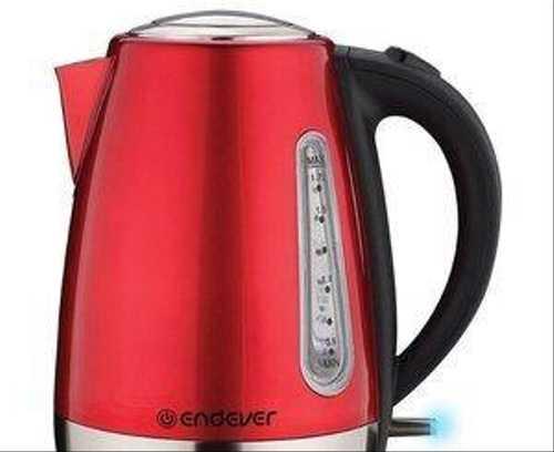 Чайник электрический Endever KR-234S, красный