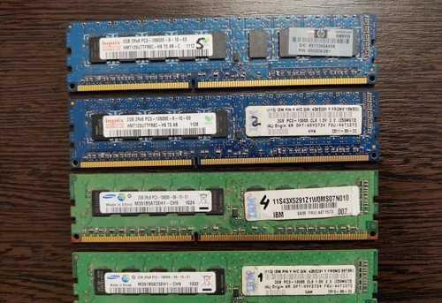 Оперативная память PC3-10600E DDR3-1333 2RX8 ECC
