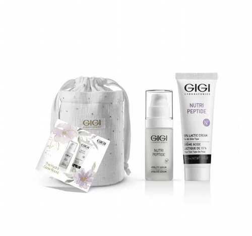 Gigi набор Nutri peptide (сыворотка+ крем)