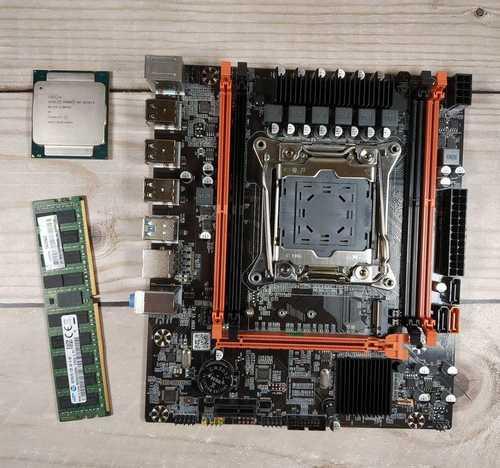 Комплект X99H-D4 + E5 2680v4 + DDR4 16gb (3шт)