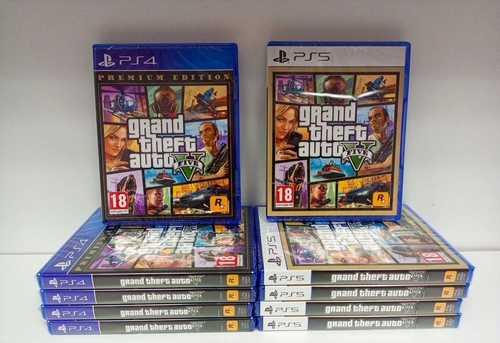 Диск Gta 5 гта 5 ps4 ps5 Новый