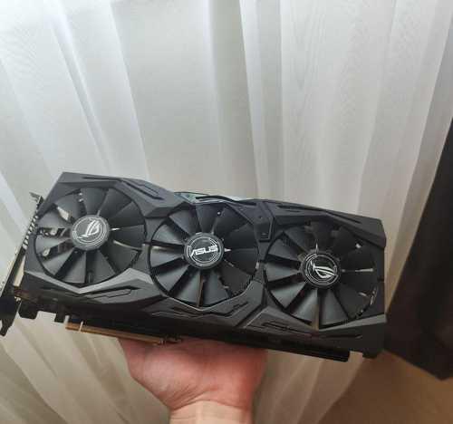 Видеокарта Asus rog strix rx580 8gb