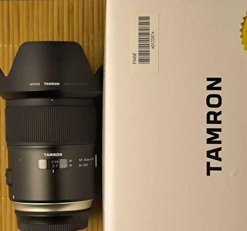 Tamron 35mm f/1.4 SP Di USD Canon EF