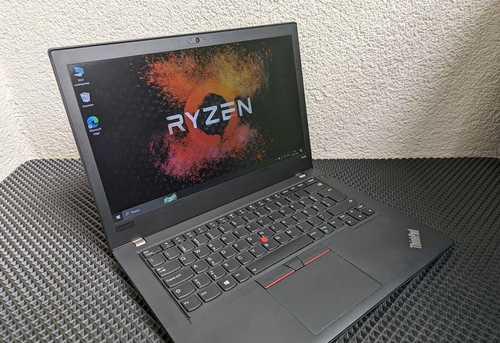 Ноутбук Lenovo ThinkPad Ryzen3/Vega6/8gb/IPS/SSD