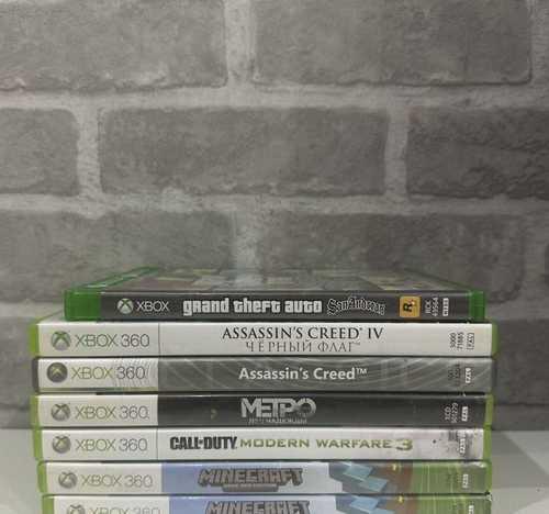 Minecraft,GTA SA на xbox 360