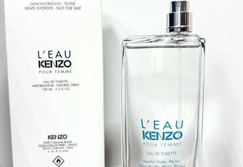 Kenzo l'eau pour femme edt 100мл тестер