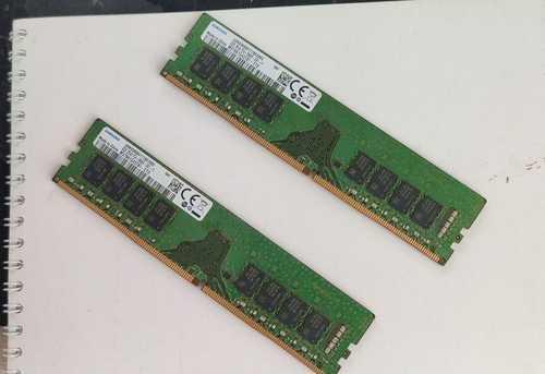 Samsung M378A1G43TB1-CTD DDR4 - 2х8гб 2666мгц