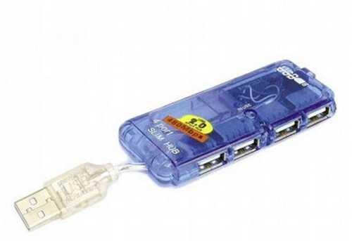 USB-хаб 4 порта UH-374B синий