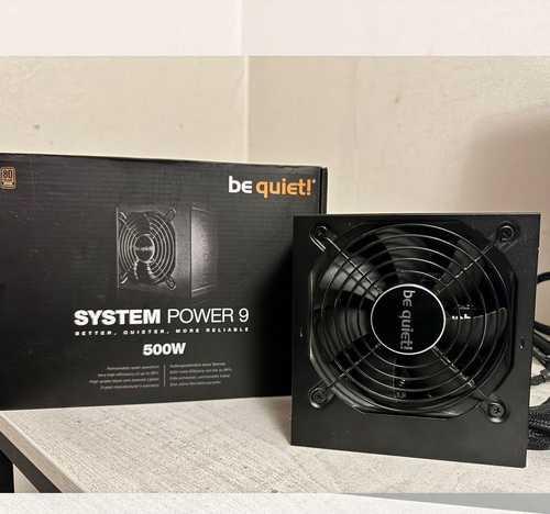 Блок питания be quiet 500w