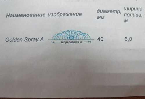 Полив голден спрей