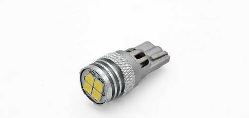 Габаритная лампочка T10 w5w Sariti 1u4 3030 4 led