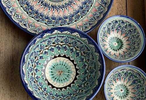 Набор узбекских тарелок