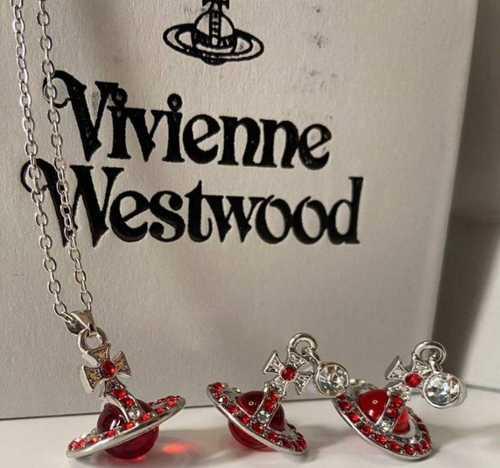 Vivienne Westwood красный комплект с упаковкой