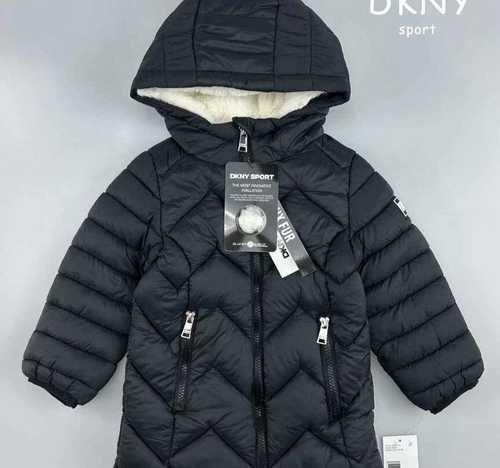 Утеплённая куртка dkny пуховик детская 104 116