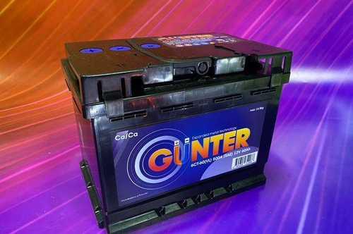 Аккумулятор Gunter 60 ah 500a