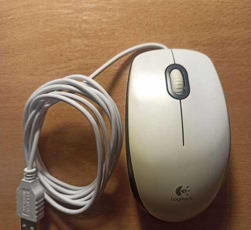 Мышь проводная Logitech M100