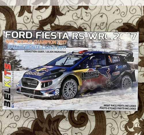 Сборная модель Ford Fiesta WRC 2017 1/24