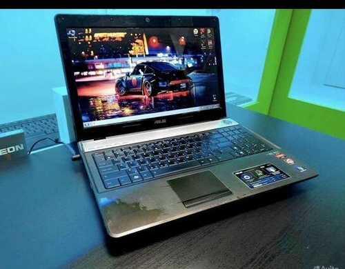 Ноутбук asus N52D для работы, развлечений