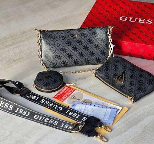 Сумка женская guess 3в1