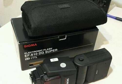 Вспышка Sigma EF 610 DG Super для Nikon
