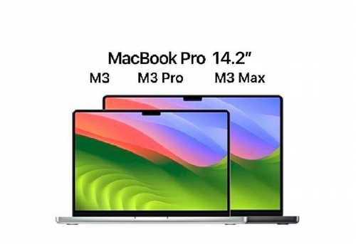 MacBook Pro 14 (2023), 1024 ГБ, M3 Max (14 ядер), RAM 32 ГБ, GPU 30-core