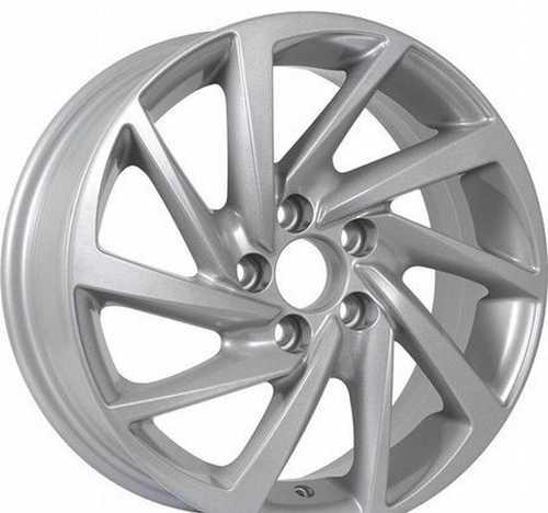 KDW KD1530 : 6x15 5*100 Et:38 Dia:57.1 Light Silver Painted
