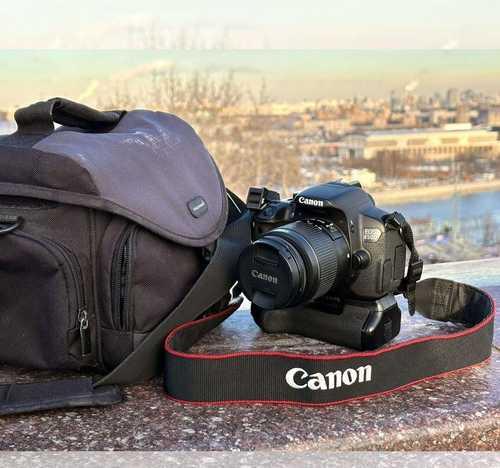 Фотоаппарат canon eos 650d   батарейный блок